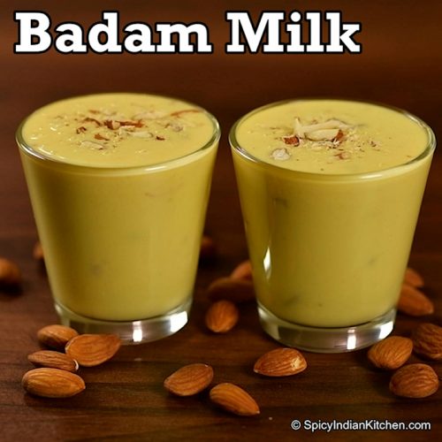 Almond kheer | Badam milk | Badam kheer recipe | How to make badam ...