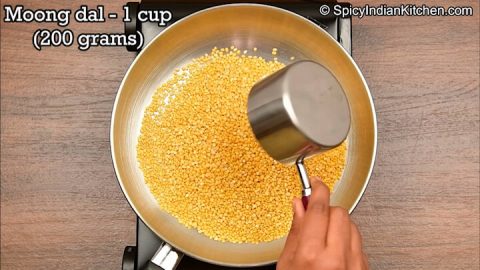 Moong Dal Laddu | Pasi Paruppu Urundai | Nei Urundai - Spicy Indian Kitchen