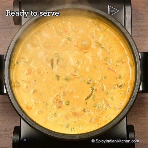 Vegetable Kurma | Veg Kurma recipe | mixed vegetable kurma recipe ...